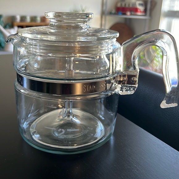 Cup Percolator Pyrex 7754 Pyrex Flameware #7754 Cup Coffee Percolator ...